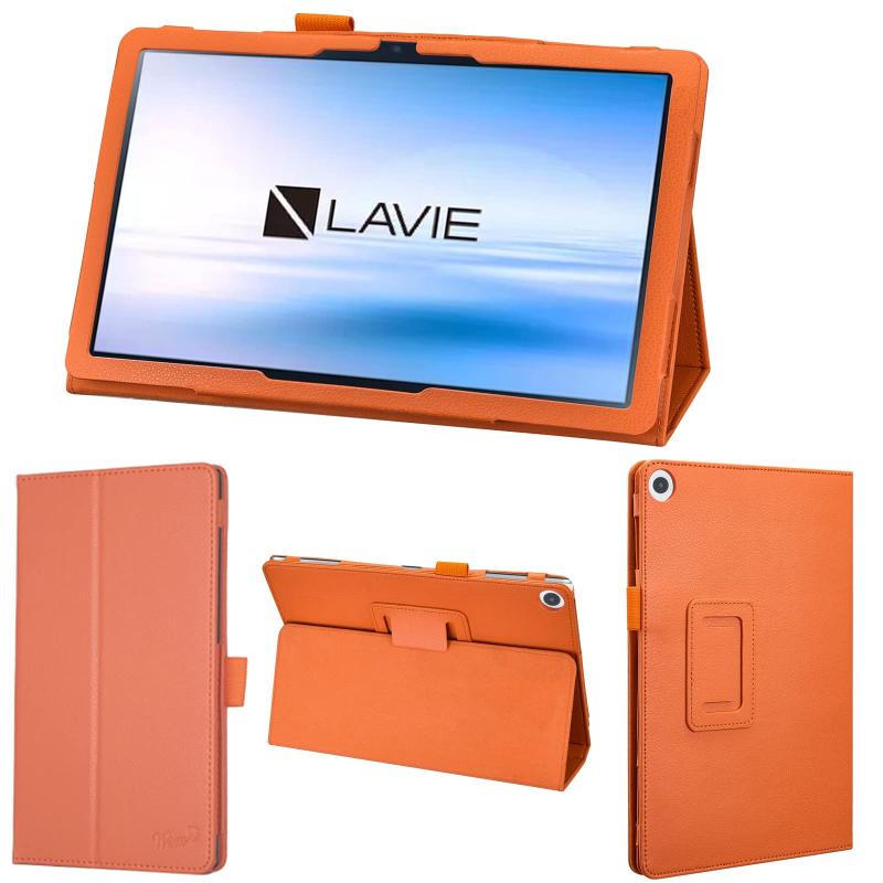 wisers LAVIE Tab T10 docomo LAVIE Tab T10d タブレットケース 10.1インチ 対応 (タッチペン/保護フィルム 付) T1055 / E PC-T1055E PC-T1055ETS PUレザー素材 ...