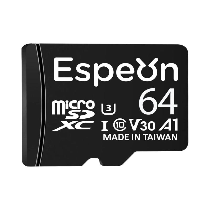 Espeon MicroSDXCカード US-I U3 A1 V30 4K Ultra D Class10 - 最大読出速度95MB/s、SDアダプター付