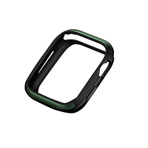 スマートウォッチ保護ケース・Apple Watch Series 9/8/7用 ケース/カバー TPU＆サイドアルミバンパー 41mm/45mm用 かっこいい アップルウォッチ シリーズ7 バンパーカバーApple Watch Series...