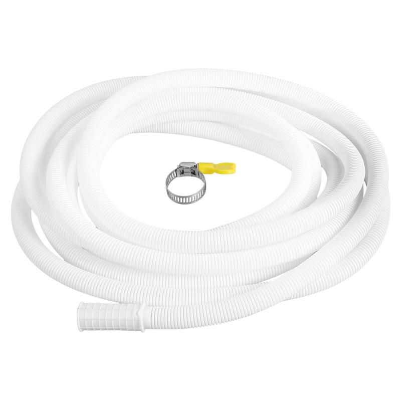 エアコン用ドレンホース 8m φ23mm クーラー 延長 ドレンホース 排水 ダクト洗濯機、モッププールの蛇口に接続でき、15〜20mmの範囲の水栓に接続できます。ステンレス製のクランプで延長パイプの取り付けが簡単です。パイプの直径が太くな...