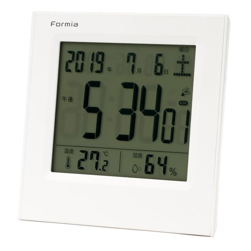 Formia(フォルミア) 電波時計 目覚まし時計