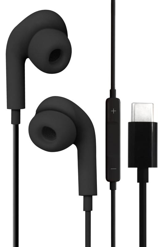 シズカウィル Type-C ジャック 有線イヤホン Bluetooth不要 1個入りType-C ジャック 有線イヤホン