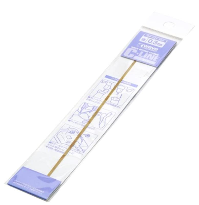 ウェーブ(Wave) オプションシステムシリーズ C・ライン 径0.3mm 6本入 ホビー用素材 OP-625オプションシステムシリーズロボットやフィギュアなどの接合部の補強に使用できる真ちゅう線アンテナ表現や手作りのヒンジの軸など、まさに...