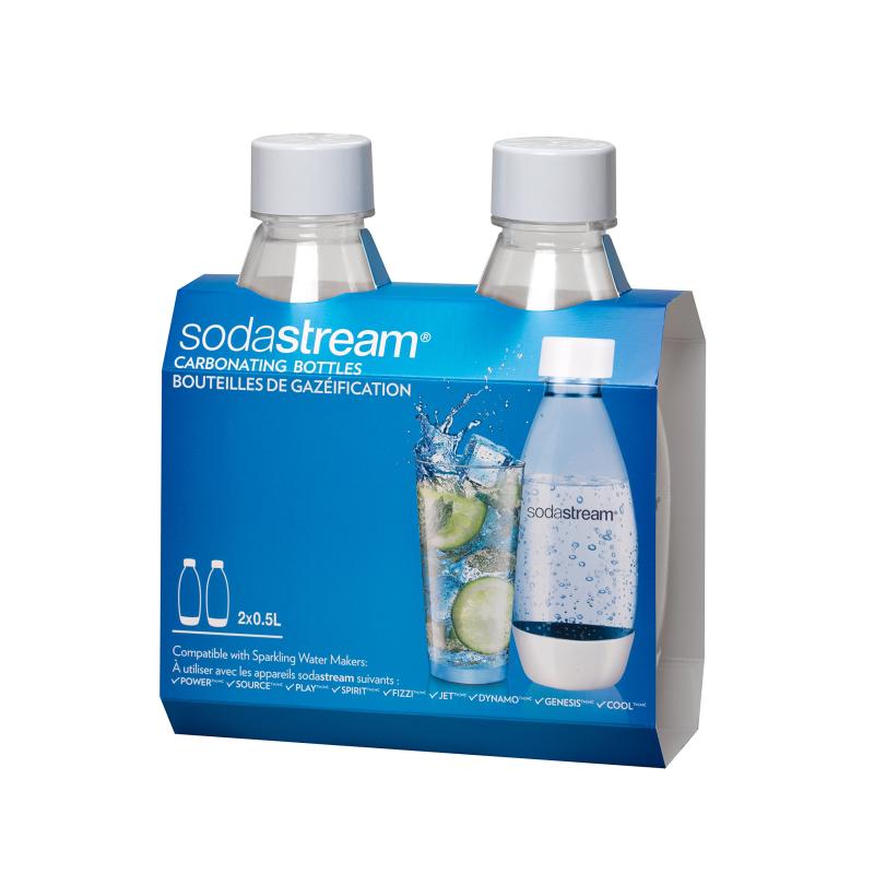 SodaStream Soce Carbonating Bottles (Twin Pack), 5 L, White by SodaStream