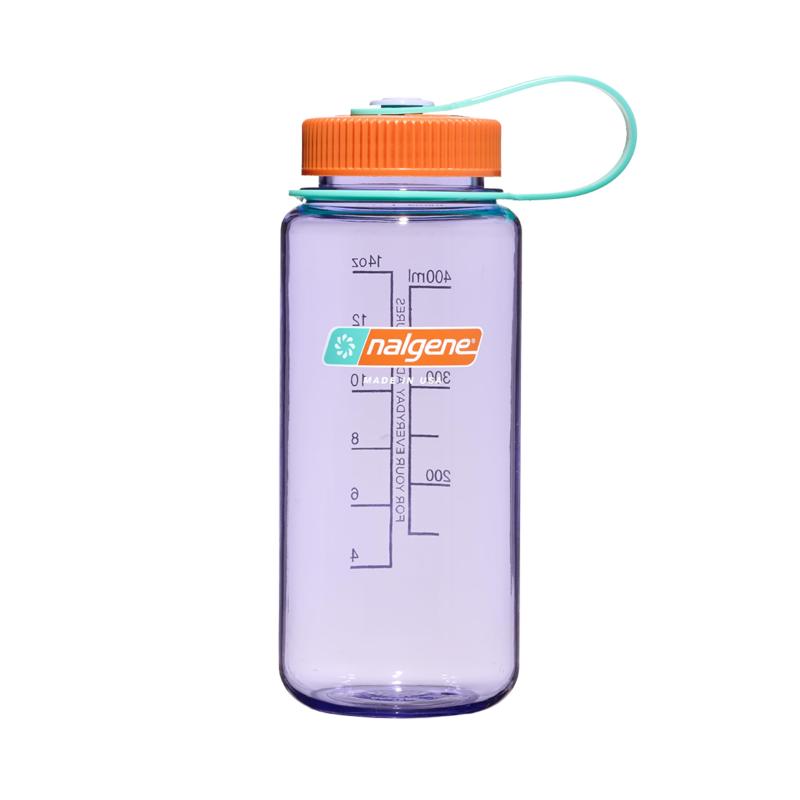Nalgene Sustain Tritan BPA-Free Water Bottle Made with Material Derived From 50% Plastic Waste, 16 OZ, Wide Mouth, Ameth...