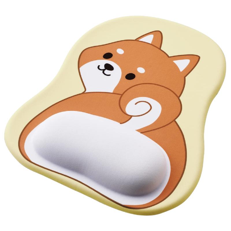 エレコム マウスパッド アニマル ウレタンゲル採用 振り向きアニマル柄