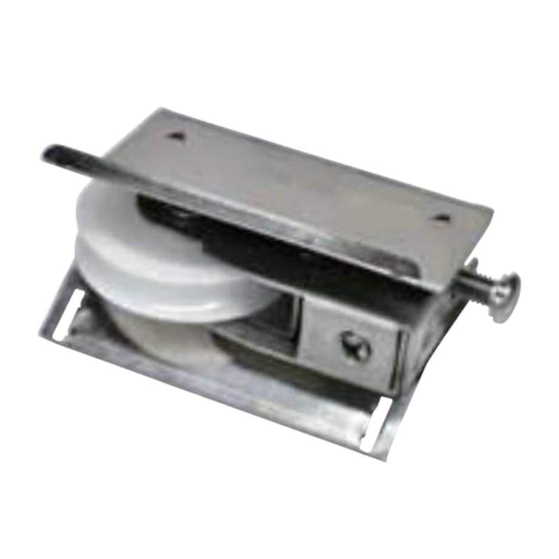 家研販売(Kaken anbai) サッシ取替戸車 12A-28本体サイズ(mm):厚み12 x高さ35 x長さ55用途:テラス・玄関引戸コマ形状:φ28丸 材質:ポリアセタール 軸受:ドライベアリングブッシュ耐荷重/2個:30kg有効框:...