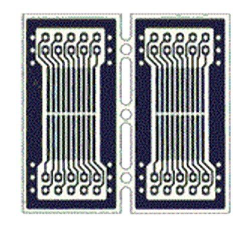 サンハヤト SOP IC変換基板 P-101穴径：Φ0.9仕上処理：スルーホール、金フラッシュメッキ、レジスト変換前パッケージ：SOP変換前ピッチ：1.0mm変換後ピッチ：2.54mm対応ピン数：8、14、16、18、20