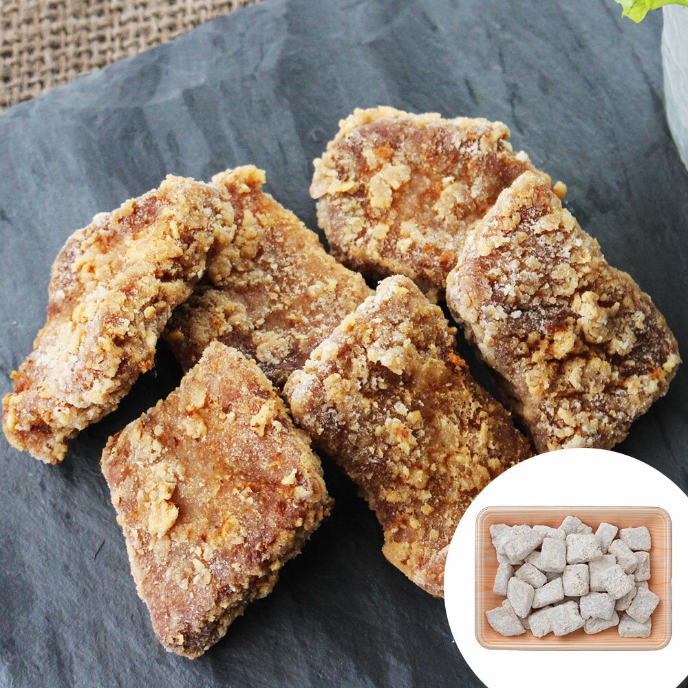 まぐろを一口サイズにカットし、特製醤油タレで下味をつけており、そのままでも美味しくお召し上がりいただけます。 ■配送不可地域：離島は配送不可 ■温度帯：冷凍 ■原材料名／食品添加物： ●まぐろ(和歌山県産)、衣(でん粉、食塩、植物性たん白、...