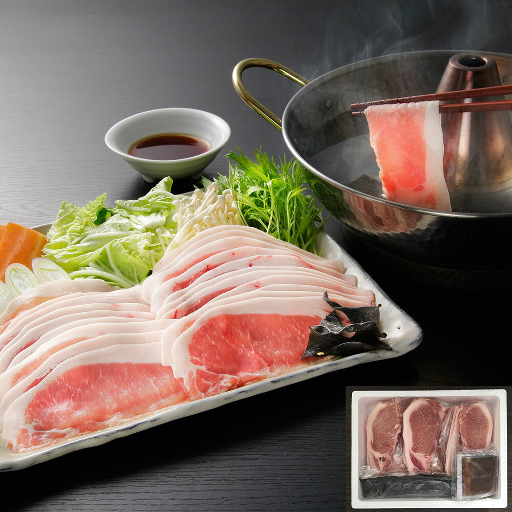 北海道の真狩村で「シナモン」・「オレガノ」・「ジンジャー」・「ナツメグ」など4種類のハーブを加えた純植物性の飼料で育てられた「ハーブ豚」のロース肉をしゃぶしゃぶ用にスライス。肉質が柔らかく甘味のある「ハーブ豚」本来の旨味をしゃぶしゃぶでお楽...