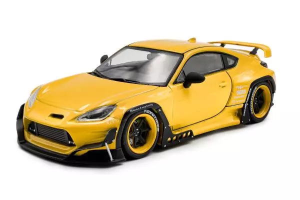 1/43scale ソリド SOLIDO Pandem Toyota GR86 イエロー トヨタ ミニカー 在庫は実店舗と共有しておりますのでご注文いただいた時に品切れの場合がございます。万一、品切れの際はご容赦ください。　