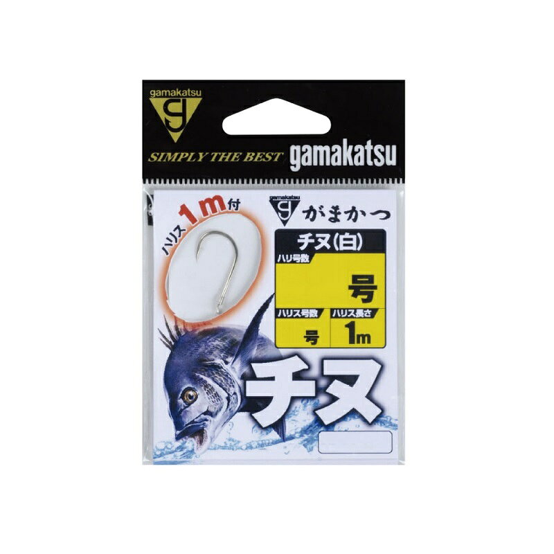 商品説明もっともオーソドックスな鈎で、磯の万能鈎として定評があります。チヌはもちろんマダイやグレ、イサキ狙いにと多彩な魚種に。Gamakatsuがまかつ 　糸付 チヌ●号数:4●ハリス:1.5●入数:7●カラー:白●全長:1m詳細はこちら/...