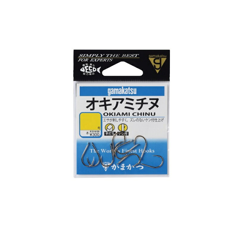 商品説明軸にエサ止めの「ケン」が付いています。オキアミ等の柔らかい餌には、甲の固い部分を「ケン」の所に掛ける要領で刺して下さい。GAMAKATSUがまかつ　オキアミチヌ●品名コード：12509●号数：5●入数：8詳細はこちら/image14...