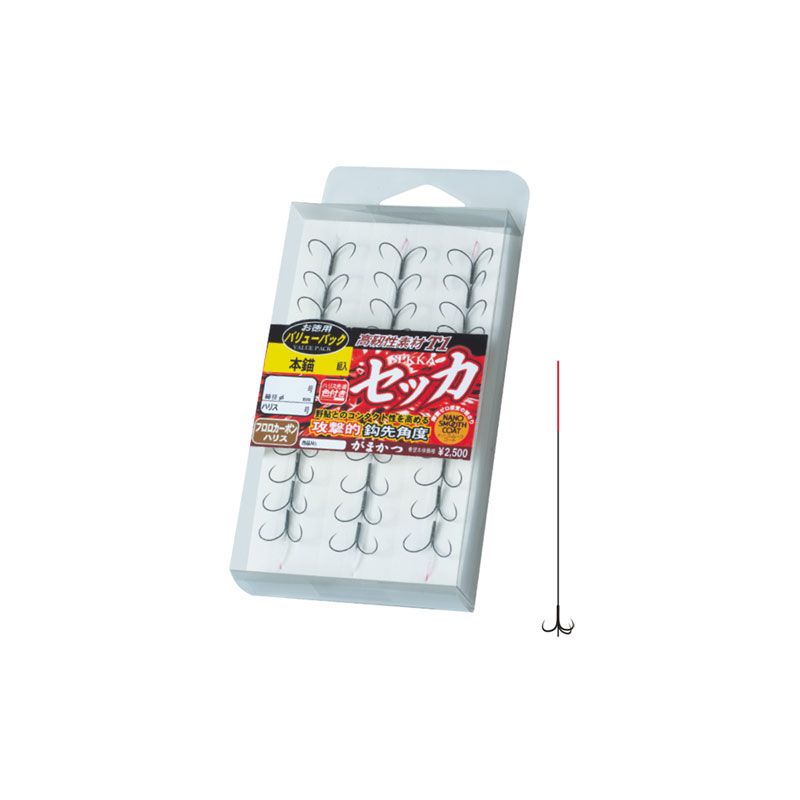 商品説明コンタクト性を高める攻撃的鈎先角度高靱性素材T1ナノスムースコート摩擦抵抗の劇的減少強い撥水性能PTFE（ポリテトラフルオロエチレン Polytetrafluoroethylene）複合表面処理加工。現在までに発見されているもっとも...