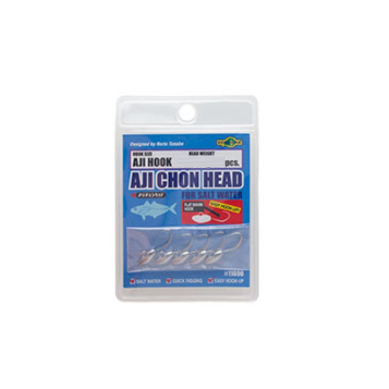 商品説明■AJI CHON HEAD状況によってバイトの深さに極端な差が出るのがアジ。そんなシビアな一面を持つ人気ターゲットに照準を絞り、開発されたのが「アジチョンヘッド」。その名が示す通り、ソフトルアーのセット方法はチョン掛け。セッティン...