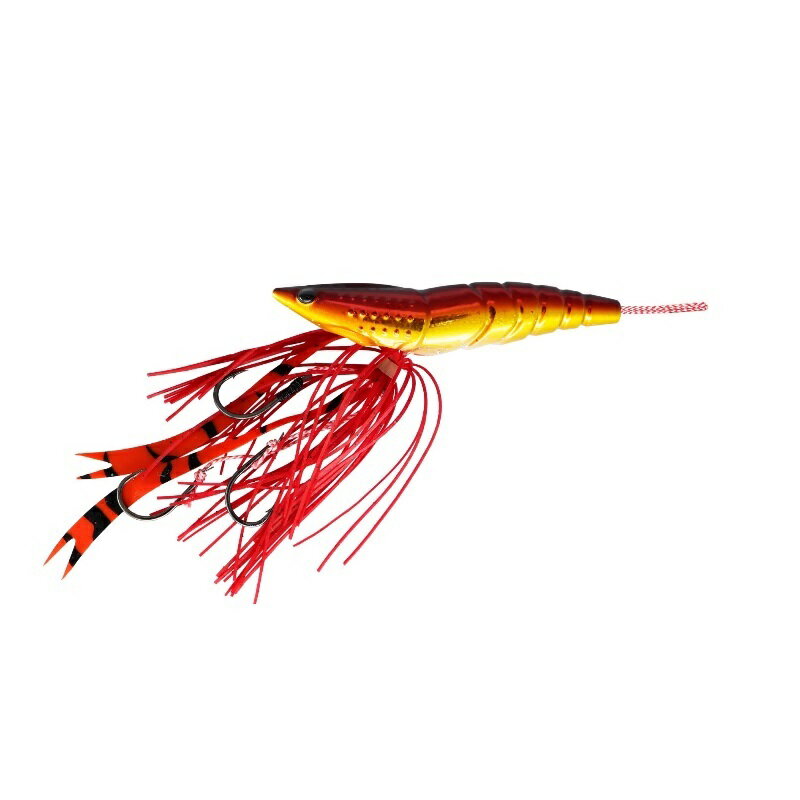 商品説明船長こだわりのカラーラインナップテンヤ×タイラバ＝海老ラバ海老ラバはテンヤとタイラバ、両方の使い方が可能なハイブリッド型のタイラバ。低速〜中速のタダ巻きではローリングを抑え、低活性でもバイトを誘発。海老ラバだけの段差孫針仕様で、活き...