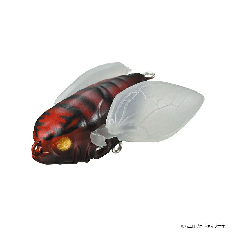 商品説明自動で閉じる羽根が弱ったセミを演出。弱って水に落ちたセミの羽根は閉じた姿勢でいることに注目。羽根にバネ機構をもたせることでアクション後も閉じた姿勢をキープ。キャスト時に羽根が開きにくく、安定した飛行姿勢でよく飛ぶ。リトリーブ時は羽根...