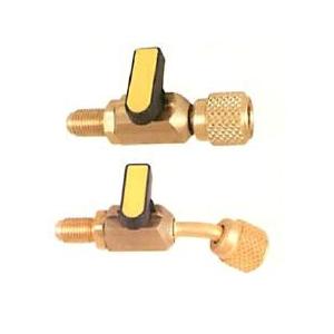 BBK 文化貿易工業 ボールバルブ BV BV38 BV45 BV410 ハンドルを開け閉めする事によりホース内の冷媒を洩らさず作業できます。
