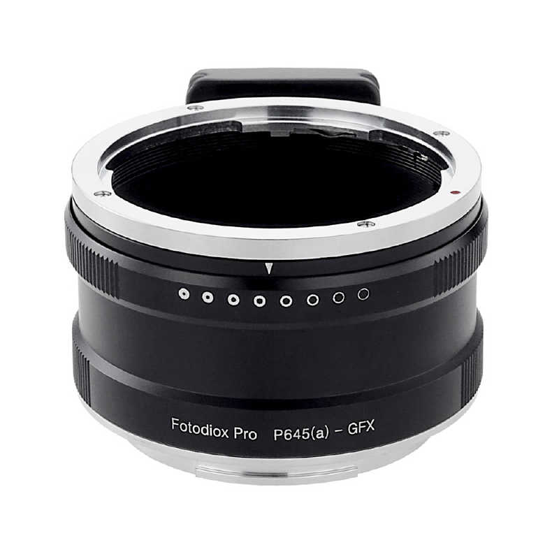 【商品解説】Fotodiox （フォトディオックス） マウントアダプター P645a-GFX （ペンタックス645（DAレンズ対応）マウントレンズ → 富士フイルムGマウント変換） 絞りリング付きFotodiox （フォトディオックス） P...