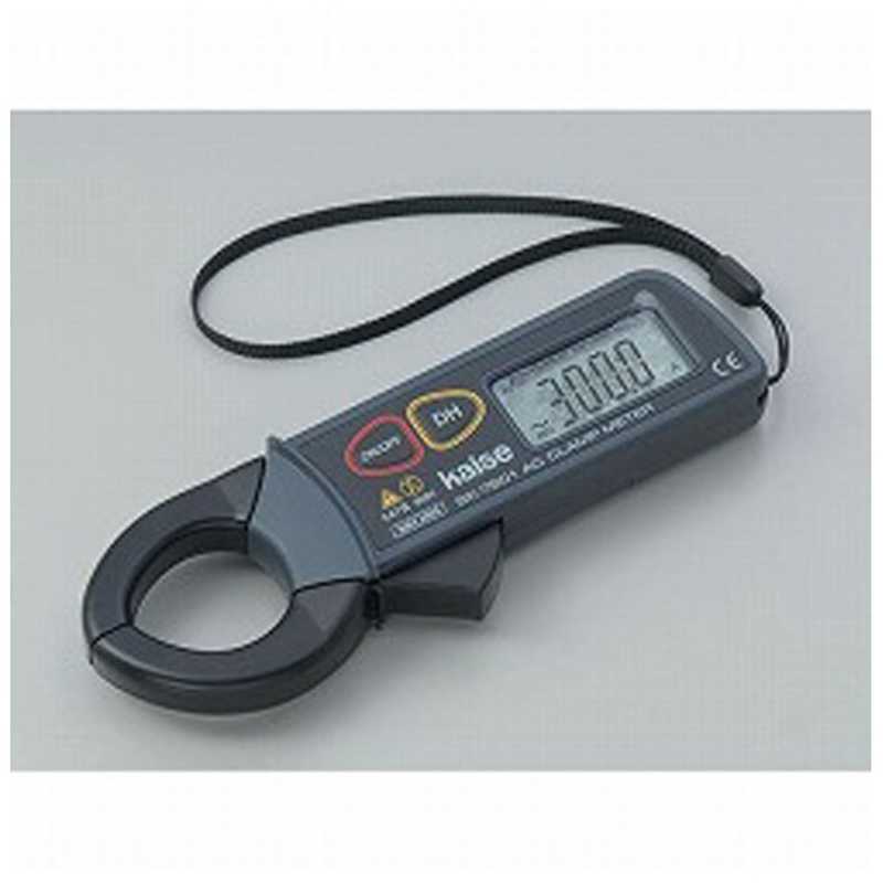 【商品解説】●フルオートレンジ　40A／300Aの2レンジオート。●クランプしやすさ　狭い場所でもクランプしやすいピーク（口ばし）形クランプヘッド。●読みとりやすさ　4000カウント大型LCDは、単位とサインを表示。●持ち運び便利　ポケット...