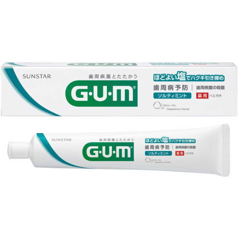 【商品解説】効果的にハグキを引き締め、歯周病を予防します。薬用成分NaCl（塩化ナトリウム）と収れん剤モートンソルト（歯磨用塩化ナトリウム）を配合。さらに薬用成分CPC（塩化セチルピリジニウム）が歯周病菌を殺菌します。長時間磨ける、ほど良い...