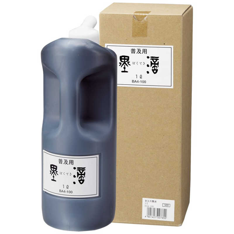 【商品解説】一般書道用液。学童から一般練習用に最適。半紙・機械漉画仙に適する。【スペック】●型式：BA4-100（BA4100）●JANコード：4901427007855この商品は宅配便でお届けする商品です出荷可能日から最短日時でお届けしま...