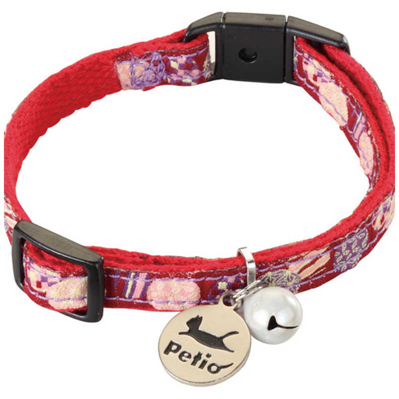 【商品解説】和風テイストの猫用カラー。カラーには万位置の時にも安心な、力が加わると外れるバックルを採用。反射鈴と迷子札付。【スペック】●型式：（マチカラーテマリガーネット）●JANコード：4903588559853仕様1：ポリエステルこの商...