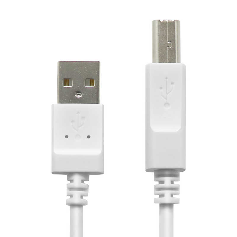 【商品解説】●USB［A］のインターフェイスを持つパソコンやUSBハブに、USB［B］のインターフェイスを持つプリンタや外付けハードディスクドライブなどの周辺機器を接続できる、USB2．0ケーブルです。●USB2．0規格（HI−SPEEDモ...
