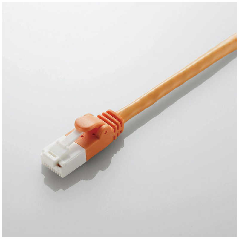 【商品解説】［CAT6、7．0m、オレンジ］ギガビット・イーサネットの高速通信に最適なカテゴリー6対応ツメ折れ防止LANケーブル。簡易パッケージモデル。●EU「ROHS指令」に準拠EU　RoHS指令とは電気・電子機器に関する特定有害物質の使...
