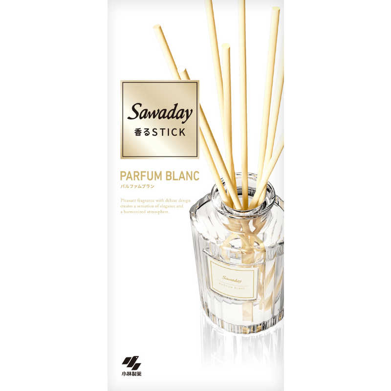 【商品解説】【消臭剤】Sawaday　香るStick　パルファムブラン　70ml【スペック】●型式：（カオルステイツクブラン）●JANコード：4987072038482サイズ：幅50×奥行43×高さ190mm本体・詰替え：本体内容量：70m...