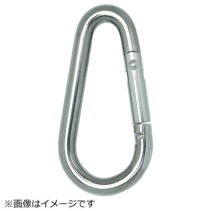 【商品解説】●高品質なカラビナです。●手作業で最終調整をしているので、滑らかな開閉を実現しています。●素手にも優しい滑らかなバレル研磨仕上げです。●アルミ合金製に比べて耐摩耗性に優れています。●チェーン・ワイヤ・ロープなどの連結用フックとし...