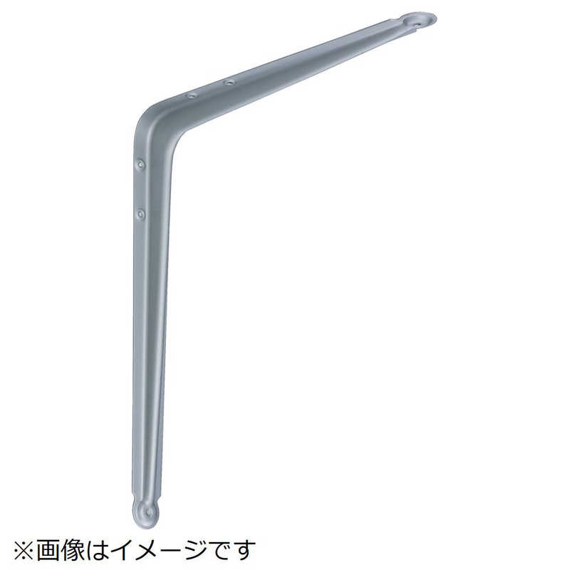 【商品解説】●棚受金具のスタンダードです。●補助リブを入れ、ねじれにも強くなりました。【用途】・事務所、工場、倉庫などでの棚の設置。【仕様】ねじサイズ（短）（mm）：3．1×16、耐荷重（2本）（kg）：45、取付穴数（個）：6、W（mm）...