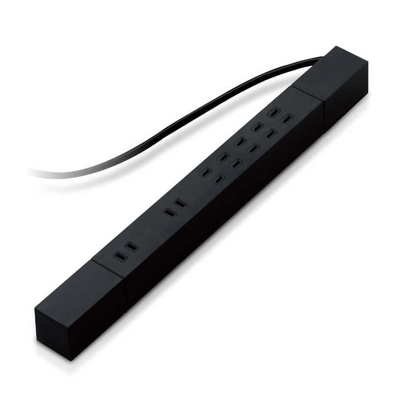 【商品解説】利用シーンに合わせ形態を変更させることができる7口の電源タップです。可動式の脚パーツを活用することで、電源アダプタなど重いものを差し込んでも横転しにくく、強力なネオジム磁石でスチール製の家具や事務機に貼り付けることもできます。差...