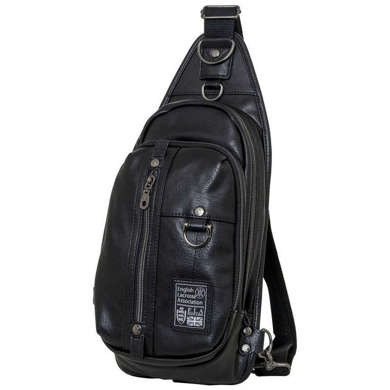 【商品解説】収納しやすい、やわらかいタッチ感のソフト合皮を使ったボディバッグです。2ルーム仕様になっているため、荷物の仕分けがしやすいです。【スペック】●型式：ELA12177BK（ELA12177BK）●JANコード：4947199326...