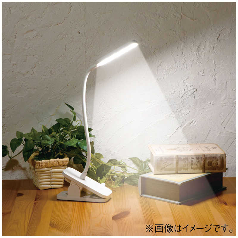 【商品解説】●LEDデスクライト　クリップタイプUSB接続で簡単に使え、デスクまわりや作業中の手元を優しく照らします。●ON/OFFタッチ電源軽くタッチするだけで電源をON・OFFにできます。●照度700?熱をほぼ出さない省エネ仕様です。●...
