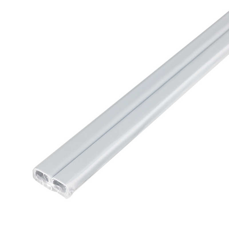 【商品解説】●材質：ABS樹脂●全長：1m●本体サイズ：1000(H)×16(W)×11(D)mm●重量：103g●適合ケーブル：　・UTP0.5×4P　・VVF1.6×2心×1条●カラー：ホワイト●テープ付●2本入【スペック】●型式：1ゴ...