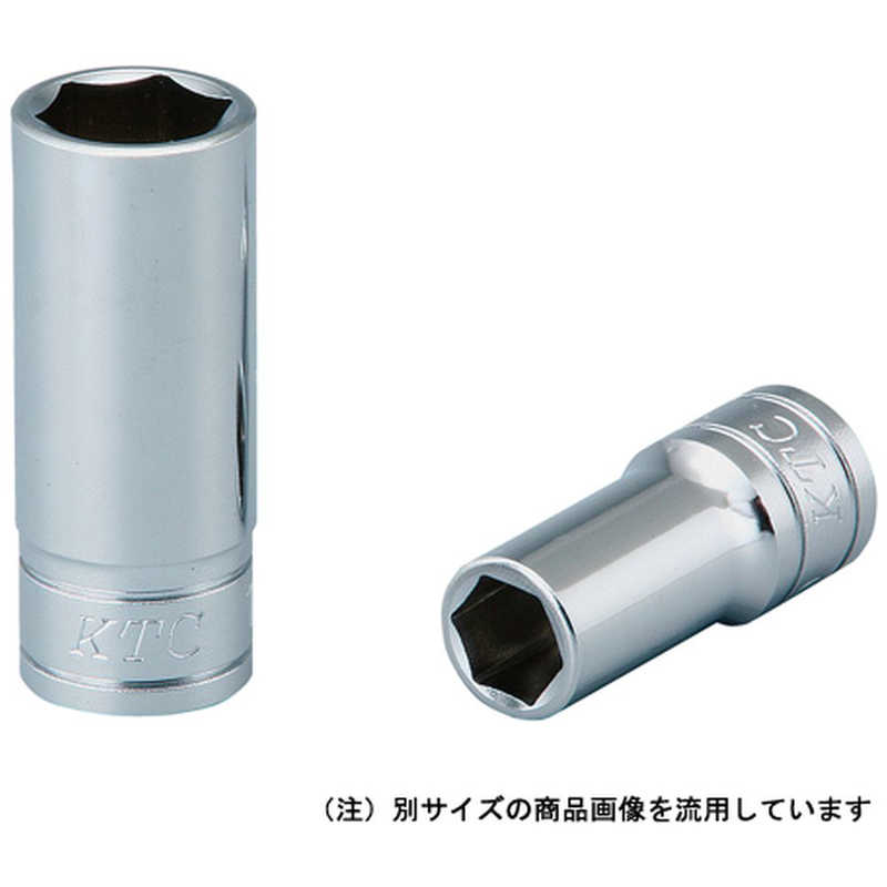 【商品解説】短すぎず長すぎずない、丁度よい長さのセミディープタイプソケットです。●六角ボルト・ナットを締め緩めする為のソケットレンチ。●KTC独自のNパワーフィット形状採用でボルト・ナットにやさしく、レンチの強度も向上しました。●貫通タイプ...
