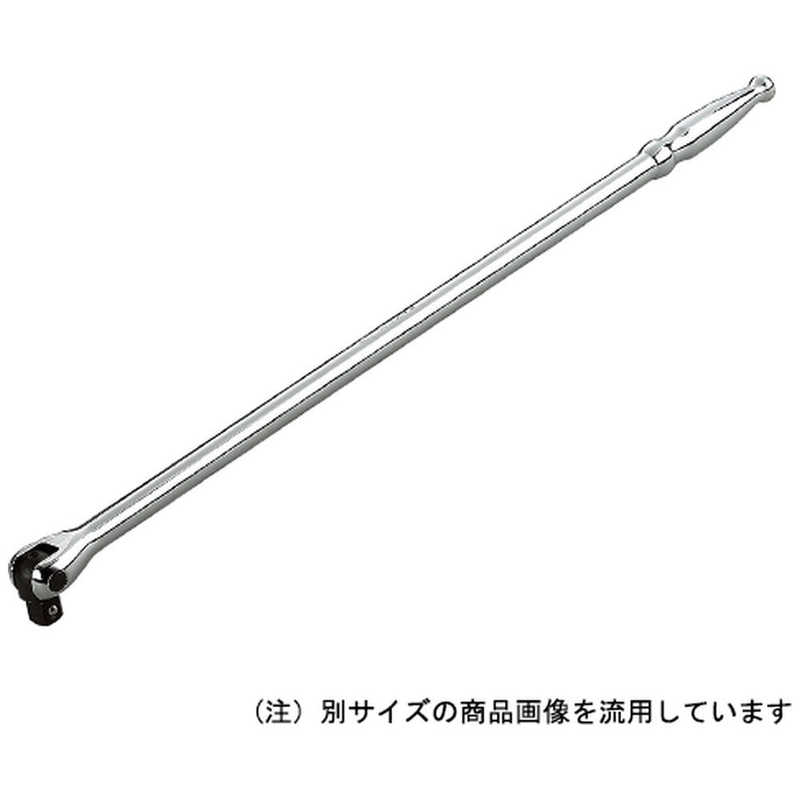 【商品解説】ロングタイプで、固いボルト・ナットには大きな味方です。●ソケットなどと組合せて、ボルトの締め緩めができるハンドル。●握り易く力をかけやすいグリップ形状です。●全高を押さえたコンパクトなヘッドは90度以上、首が曲がらず、手を挟みに...