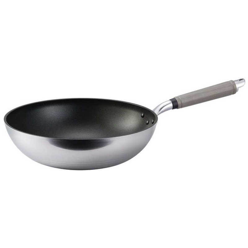 【商品解説】全面均一加熱でムラなく焼ける！●強くて軽い、アルミ-マグネシウム合金●金属ヘラが使える！●耐摩擦性200万回テストクリア！●内面はダイキンのSilkware最高級のコーティング●ガス火に最適●表面側は熱伝導に優れた固くて緻密な結...
