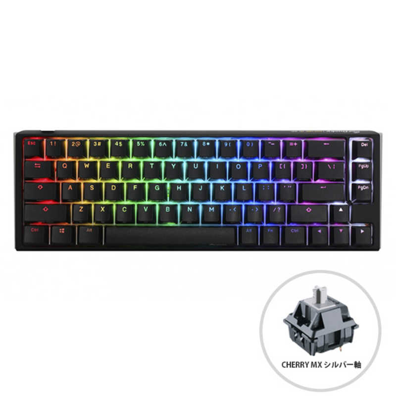 お買い得品【商品解説】「Ducky One 3 Mini メカニカルキーボード US配列 60%サイズ Classic Black/White シルバー軸」●Duckyの新しい設計思想「QUACK Mechanics」を採用●Ducky専用...