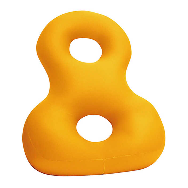 【商品解説】数字の8のカタチにうれしい機能がいっぱいの高機能背あてクッション●バックサポーター(背あてクッション)のまったく新しいカタチ数字の8をイメージした新しい形のサポーター！2つのリングが3段階のボリュームを作り出し、整形医学で最も腰...