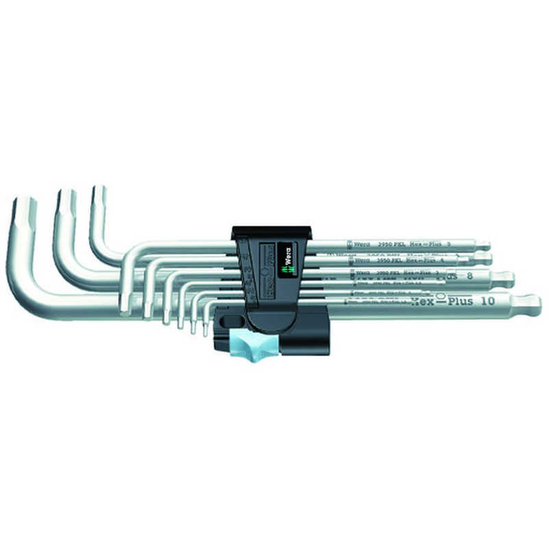 【商品解説】●Wera独自のHex−Plusと呼ばれる面接触構造により、六角ねじ穴の内側を傷めることなく、ねじの長寿命化に貢献します。●高いトルク伝達率により、作業効率もアップします。●材質は、ステンレス（X46　Cr13）です。【スペック...