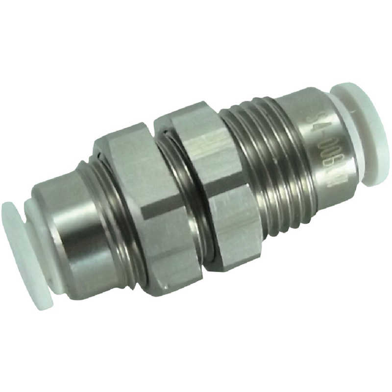 【商品解説】【仕様】●適合チューブ外径D（mm）：4×4●接続口径：M12×1●質量（g）：18．2●使用流体：空気、水●流体温度：−5〜60℃（空気）●使用圧力：1MPa（空気）、0．3MPa（水）【材質／仕上】●本体：ステンレス（SUS...
