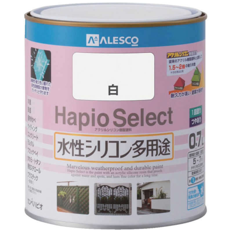 【商品解説】●耐候性、耐久性に優れたアクリルシリコン樹脂を配合しています。●乾燥が早く、サラッとした滑らかな仕上がりです。●屋内外の木部、鉄部、コンクリート、新生瓦、発泡スチロールなどのプラスチック面に。（ポリエチレン、ポリプロピレンなどは...