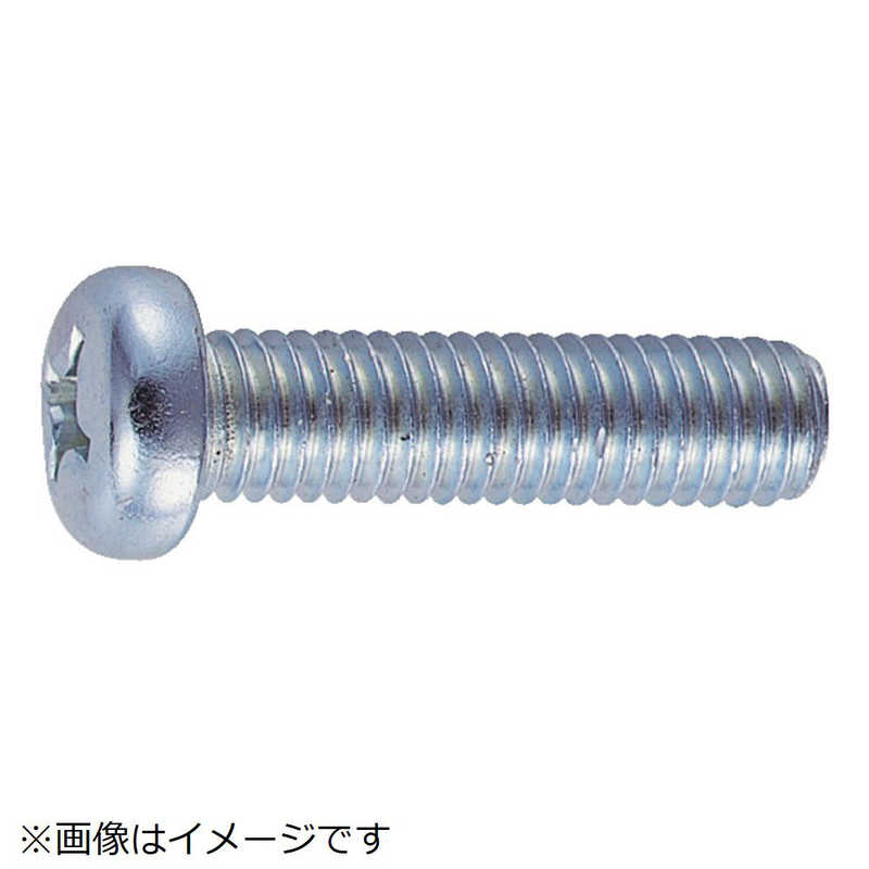 【商品解説】●十字穴付の一般的な小ねじです。【仕様】寸法（mm）d×L：M3×10、質量（g）：241．92強度区分：4．8（最小引張強さ／耐力）、JIS　B1111規格品【材質／仕上】●低炭素鋼（SWCH）●表面処理：ユニクロムメッキ仕上...
