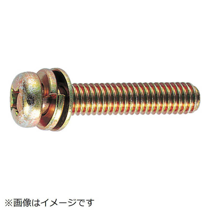 【商品解説】●ワッシャー、スプリングワッシャーをセットする手間が省けます。【仕様】寸法（mm）d×L：M5×20、質量（g）：231．27強度区分：4．8、スプリングワッシャー、小形丸ワッシャー（P−4タイプ）付、JIS　B1188規格品【...