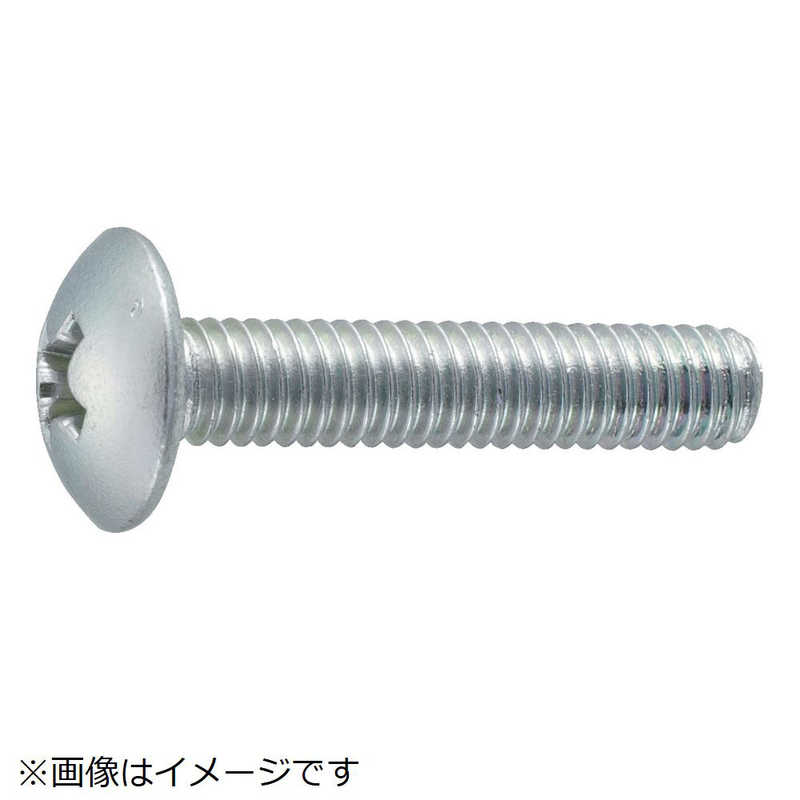 【商品解説】●環境負荷の少ない三価クロメート品です。●頭部径が大きいので大きなねじ穴の場合に適します。●頭部が低いので、すわり部や十字穴の首下がやや弱くなります。【仕様】寸法（mm）d×L：M4×25、質量（g）：163．5強度区分：4．8...