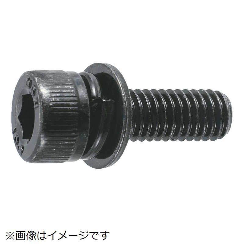 【商品解説】●環境負荷の少ない三価クロメート品です。●六角レンチで締められるので機械組み立てに最適です。●ワッシャー・スプリングワッシャー（P−3）付で、ねじの緩みを防ぎます。【仕様】寸法（mm）d×L：M3×20、質量（g）：15．48強...