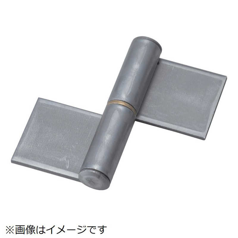 【商品解説】【仕様】全長（mm）：127、幅（mm）：104、厚み（mm）：4．5、耐荷重（kg）2個使用時：50、用途：右用、D2（mm）：22、質量（kg）：1．08表面処理：生地仕上げ、取付方法：溶接タイプ、A’（mm）：62．0【材...