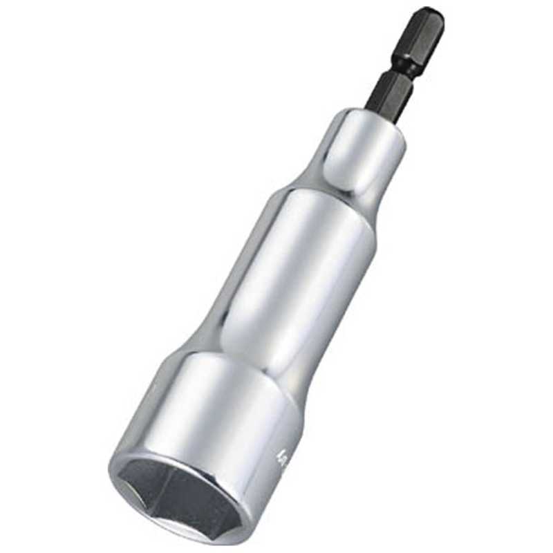 【商品解説】●充電式インパクトドライバー18Vに対応します。●長寿命タイプです。●応力分散形状により、電動ドライバーソケット（既存タイプ）に比べ、耐久性（寿命）が5倍アップしています。【用途】・建設工事・電設工事・木工工事に最適です。【仕様...